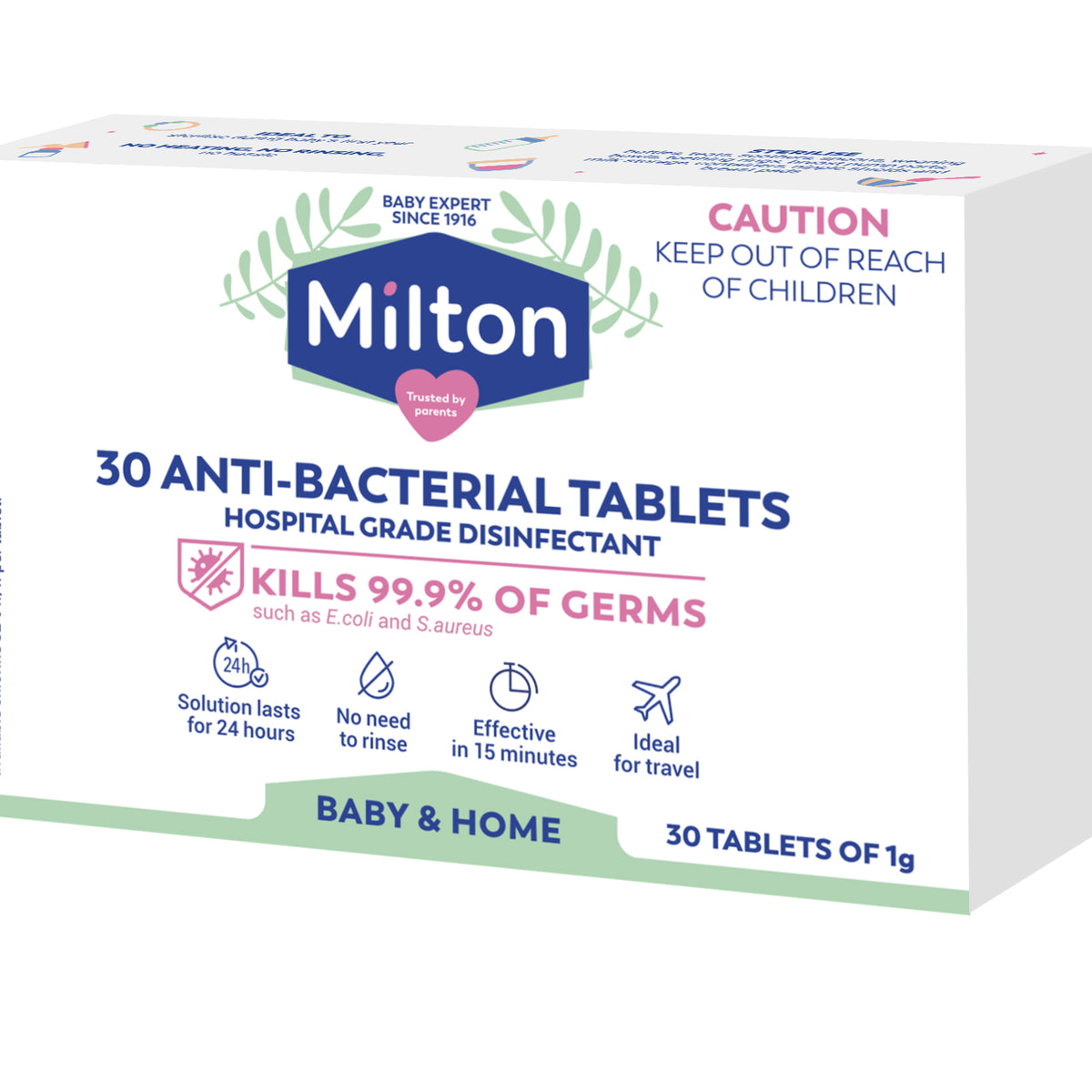 Milton - 30 Anti-Bacterial Tablets – Sepal